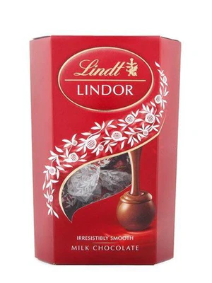 Lindor Cornet Milk Red (200g) – Hearts & Flowers
